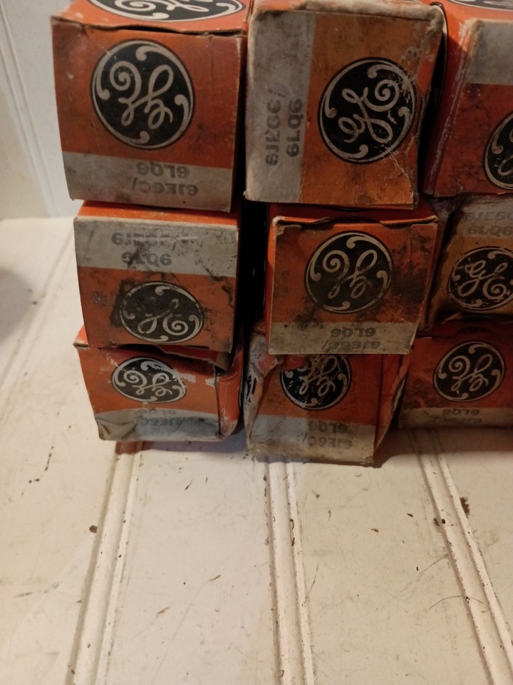 Vintage 6JE6C/ 6LQ6 GE Tubes NOS 10pcs Box 60 | eBay