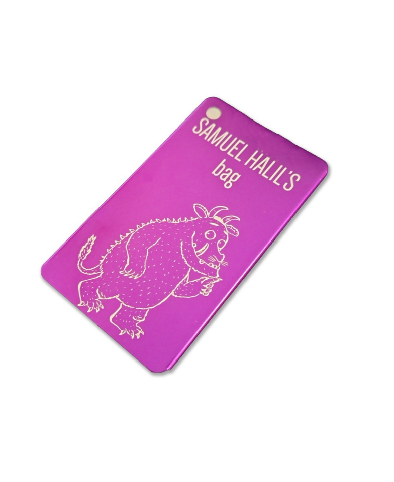 Personalised Travel Luggage Suitcase Baggage ID Identity Tag Laser ...