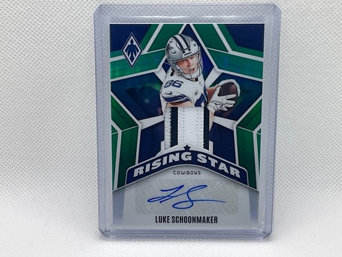 2024 Phoenix Luke Schoonmaker Rising Stars Jersey Autograph Green 25/25 ...