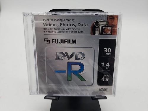 New Sealed FujiFilm DVD-R 1.4 GB 30 min 4x Speed Mini Camcorder Disc ...