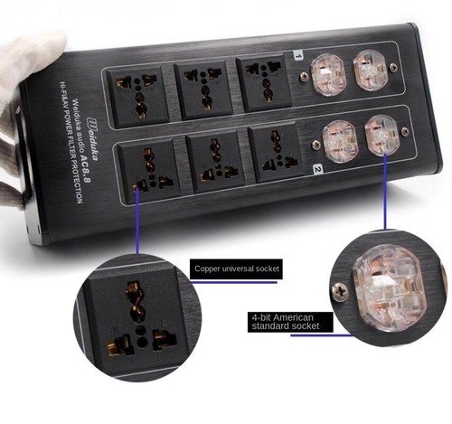 AC8.8 Audio Dedicated Power Filter Purifier Smart AC Power Socket 3000W ...