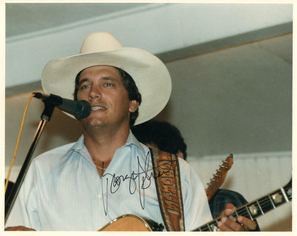 GEORGE STRAIT SIGNED AUTOGRAPH 8x10 PHOTO - THE ROAD LESS TRAVELED ...