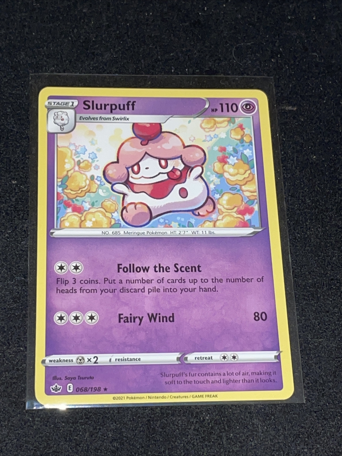 Slurpuff 068/198 Rare Chilling Reign NM Pack Fresh Pokemon TCG Trading ...