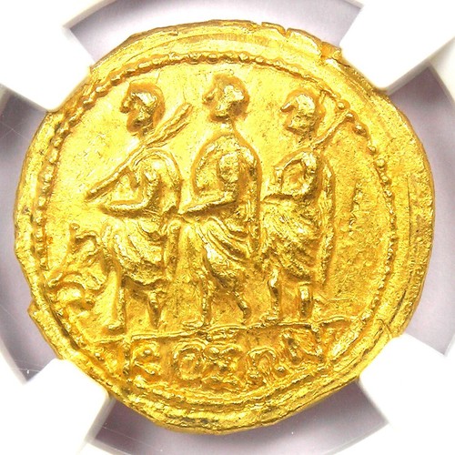 Brutus Coson Gold AV Stater Roman Coin 54 BC - Certified NGC Choice AU ...