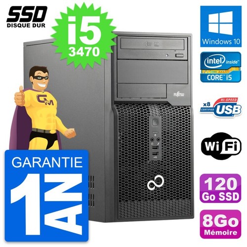 PC Tour Fujitsu Esprimo P510 MT Intel i5-3470 RAM 8Go SSD 120Go Windows ...