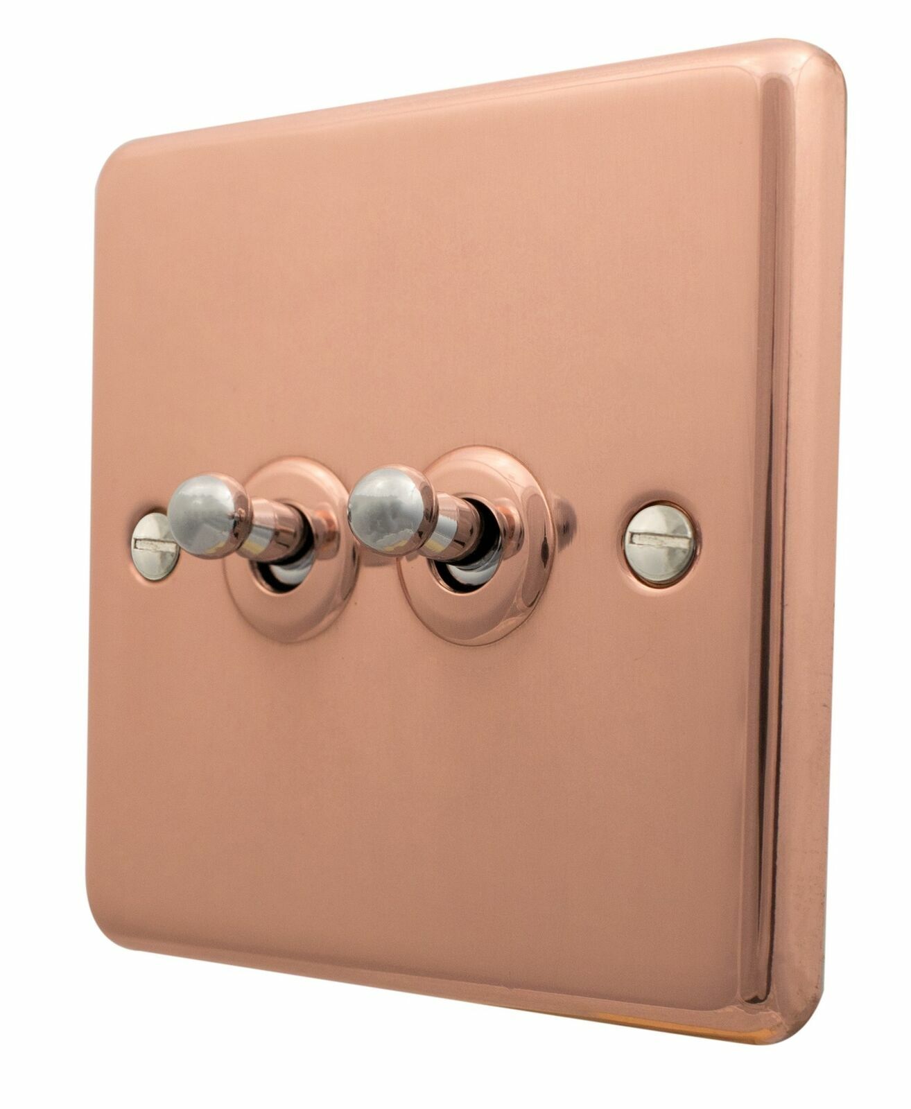 Brushed Matt Satin Copper Plug Sockets Light Switches Dimmers - Whole ...