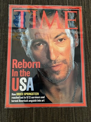 Bruce Springsteen TIME Magazine Cover Poster 2002 The Rising | eBay