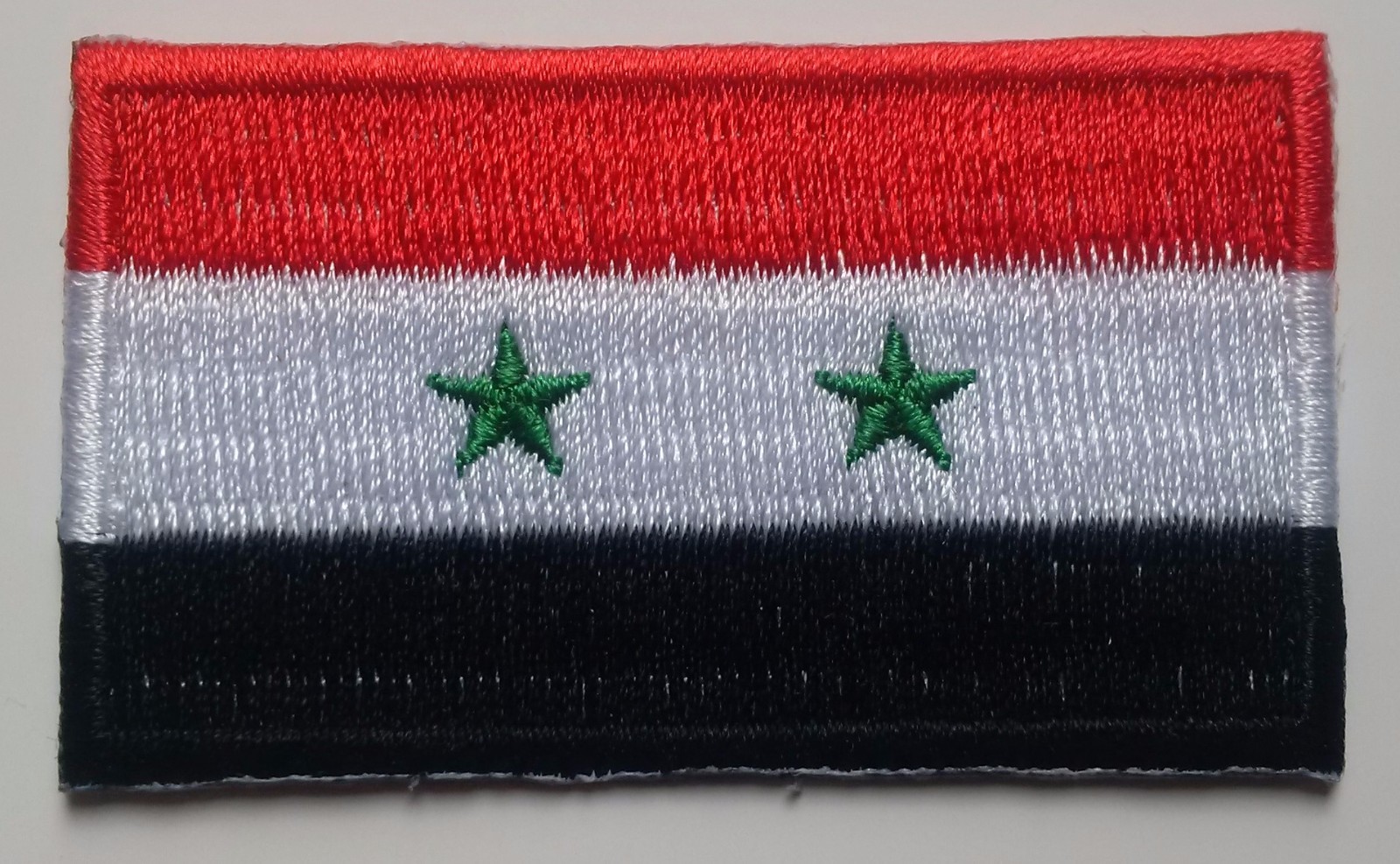 Syria Flag Patch Embroidered Iron On Applique Syrian | eBay