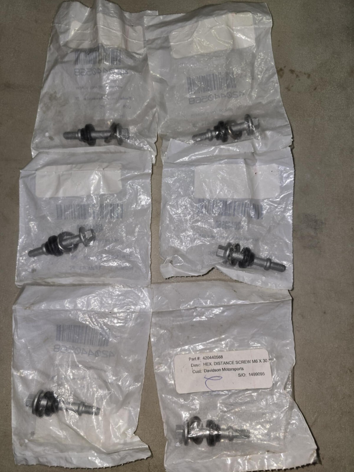 Can Am 420440568 Clutch Cover / Valve Cover Bolts 3 packs of 2bolts | eBay