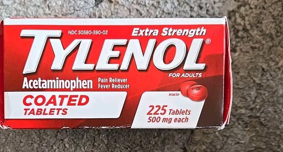 TYLENOL Extra Strength Acetaminophen 500mg Tablets - 225 Count for sale ...