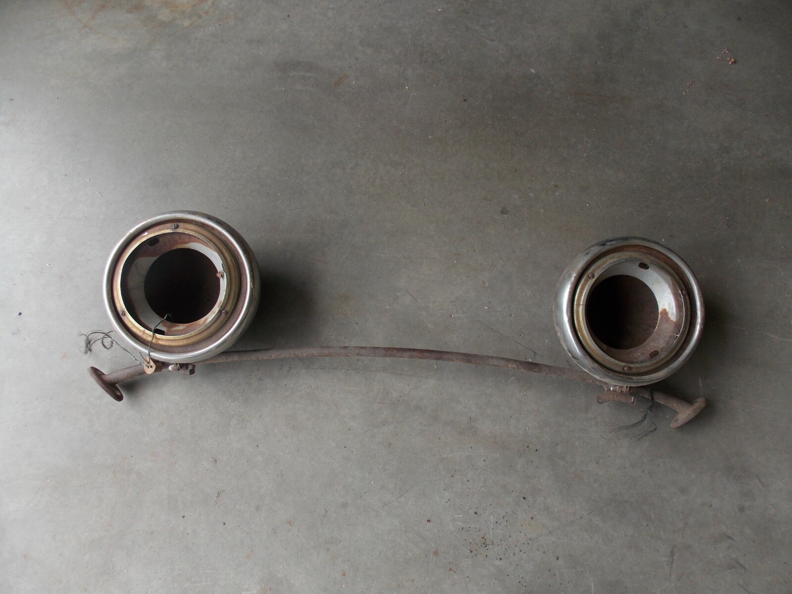 Ford Model A Headlight Bar With Lights Rat Rod 29 30 31 32 | eBay