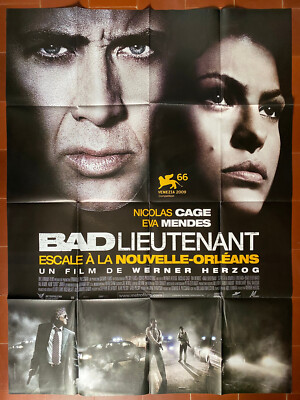 Poster Bad Lieutenant Werner Herzog Nicolas Cage Eva Mendes 120x160cm ...