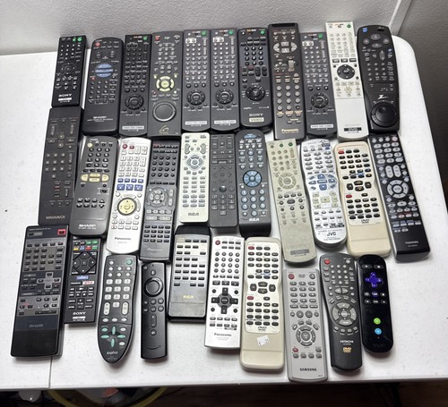 Lot of 32 Premium Remote Control SONY SAMSUNG JVC RCA PANASONIC Pioneer ...