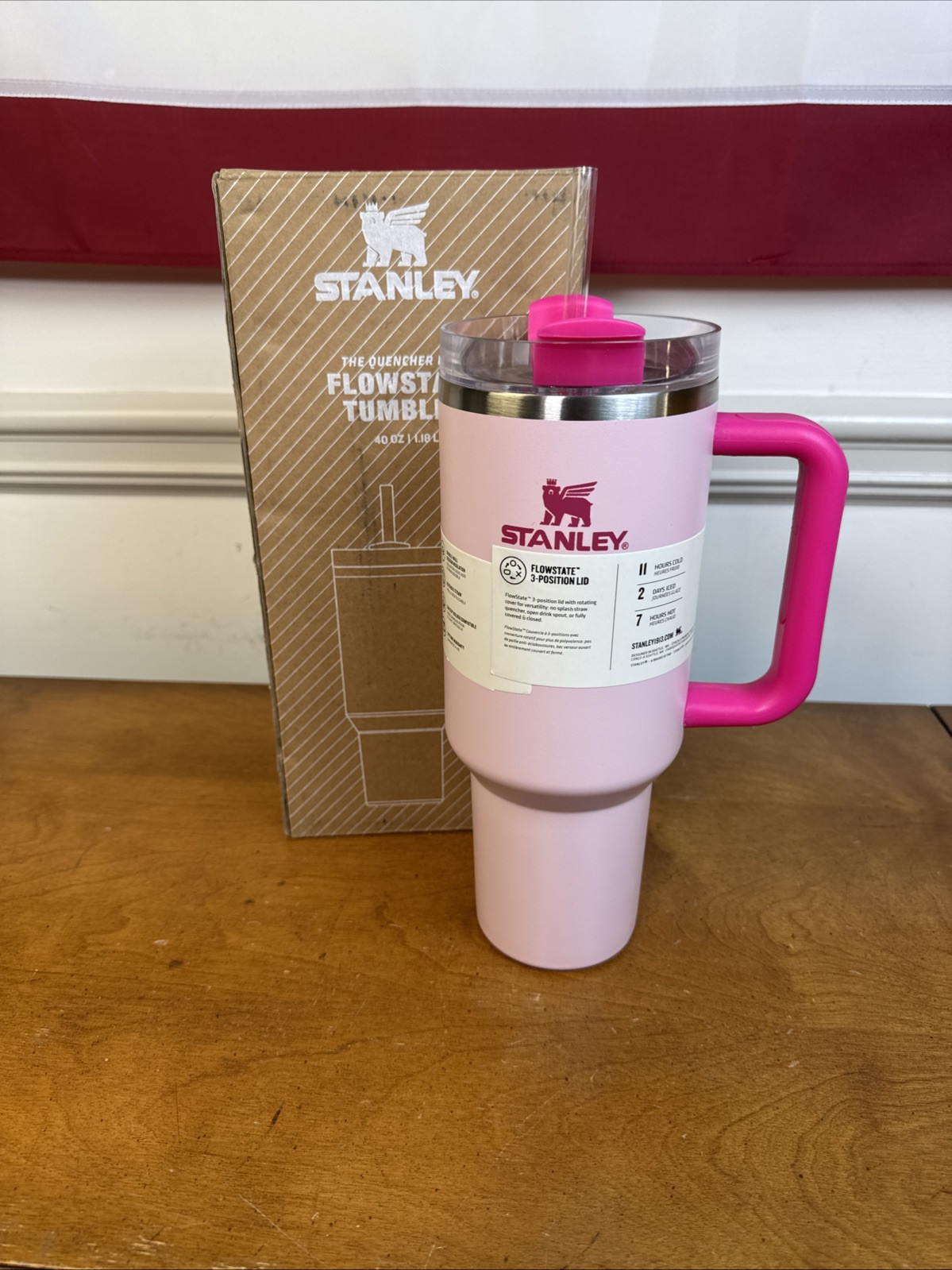 Stanley 40oz Stainless Steel H2.0 Flowstate Quencher Tumbler Flamingo ...