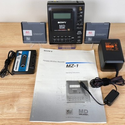 Sony Walkman MZ-1 Minidisc MD Player (For Parts Only Disc Error ...