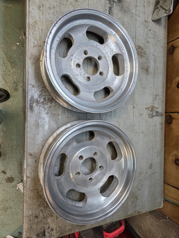 15x4.5 Aluminum Slotted Gasser Wheels | eBay