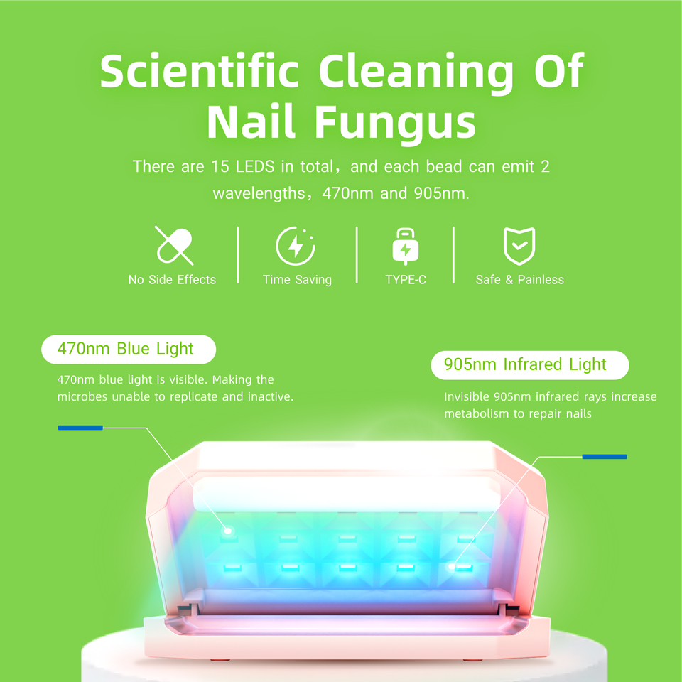 Nail Fungus Laser-Device Light Therapy Onychomycosis Toes Treatment For ...