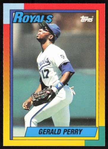 1990 Topps Traded #92T Gerald Perry Kansas City Royals | eBay