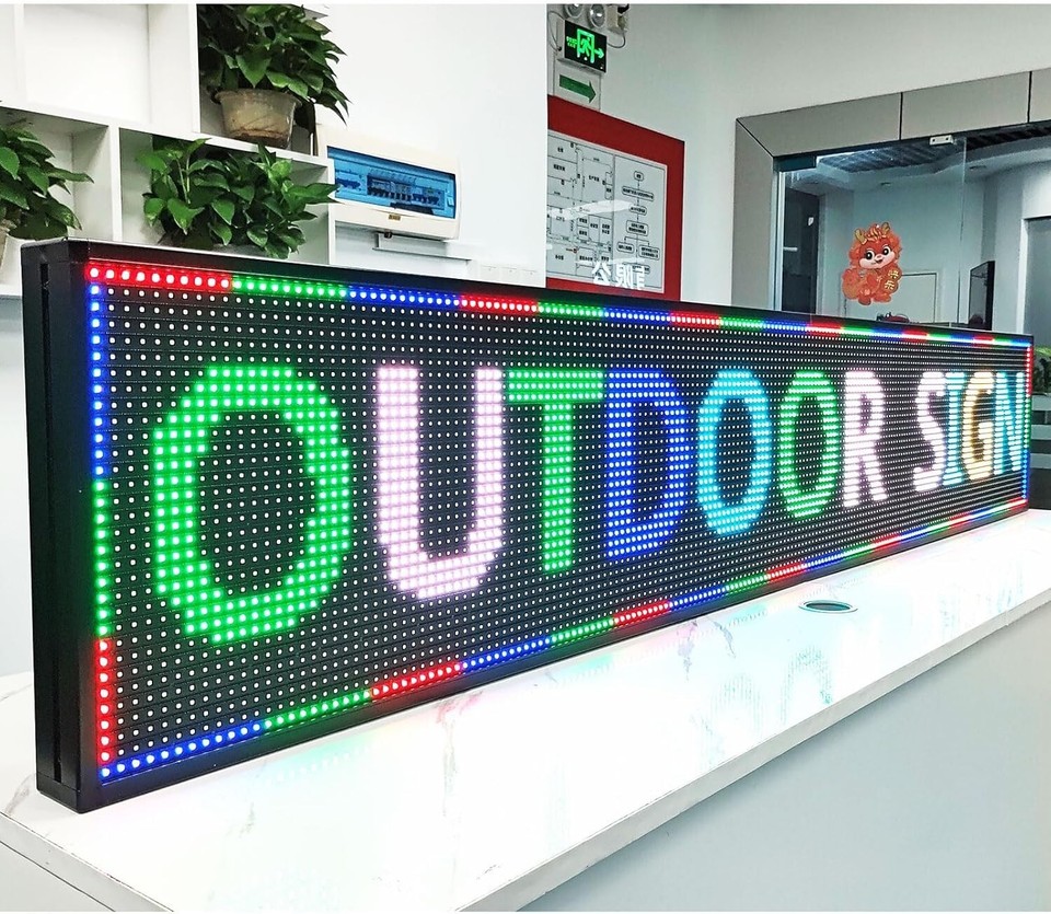 P10 Outdoor Scrolling Led Signs Programmable, Digital Electronic ...