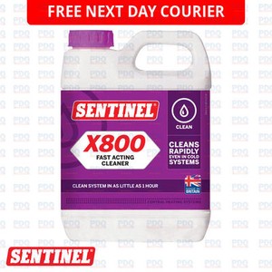 SENTINEL X800 FAST ACTING SYSTEM CLEANER - BRAND NEW *FREE NEXT DAY ...