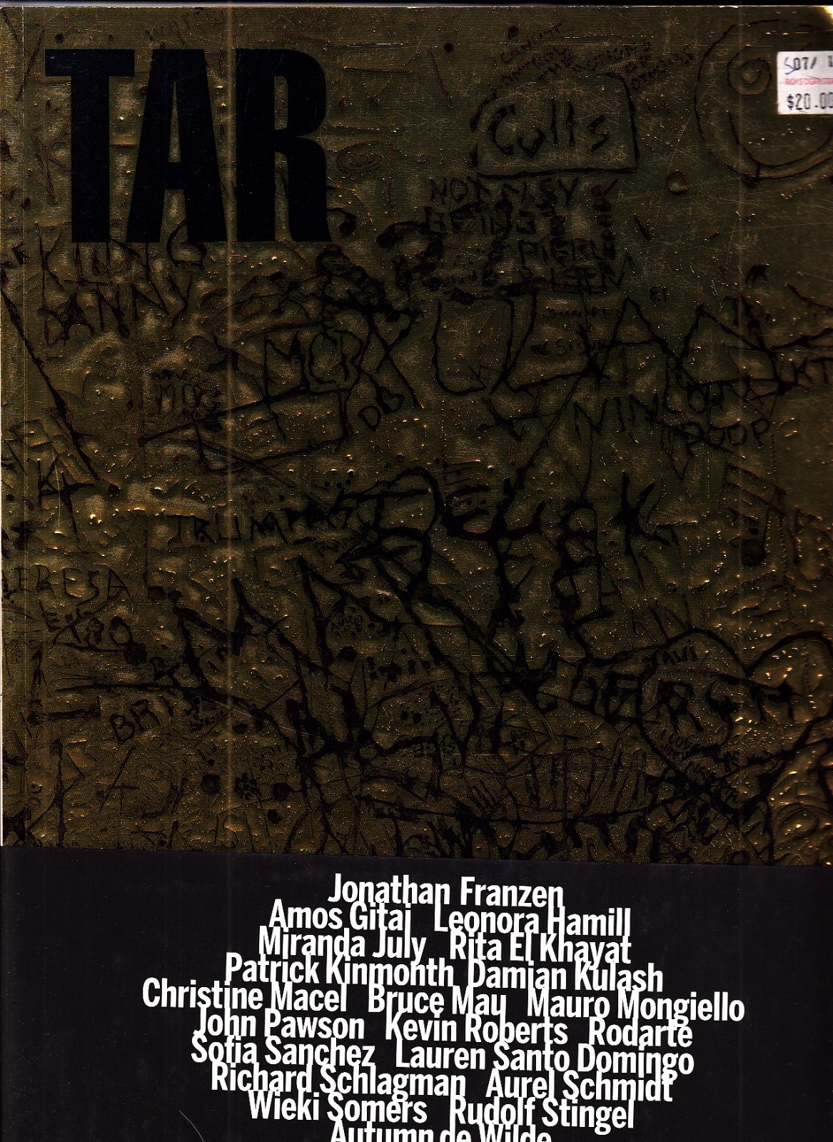 TAR Magazine #5 Spring 2011 Jonathan Franzen Amos Gitai Leonora Hamil ...