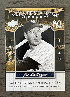 2008 Upper Deck Yankee Stadium Legacy Joe DiMaggio #1288HM | eBay