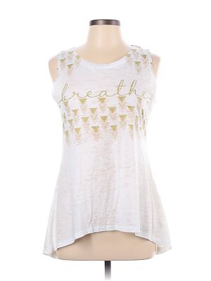 Whimsy Rose Women White Tank Top L | eBay