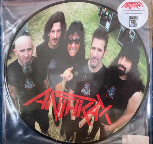 ANTHRAX Sonisphere LIVE TRX PICTURE DISC Ultra LIMITED 10 Inch VINYL ...
