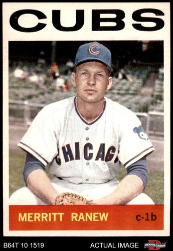 1964 Topps #78 Merritt Ranew Cubs 6.5 - EX/MT+ | eBay