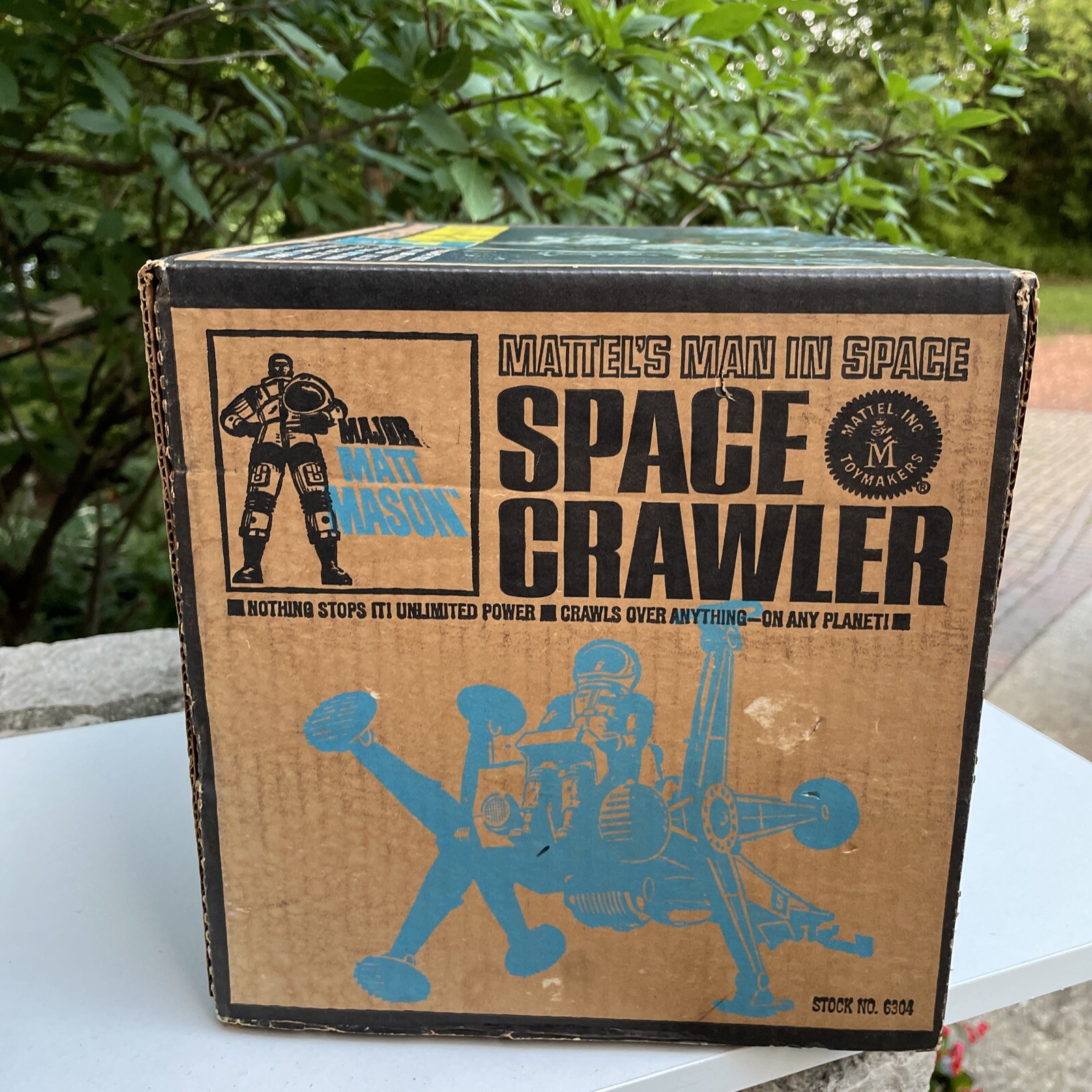 ( EMPTY BOX Only ) For 1966 Mattel Major Matt Mason SPACE CRAWLER ...