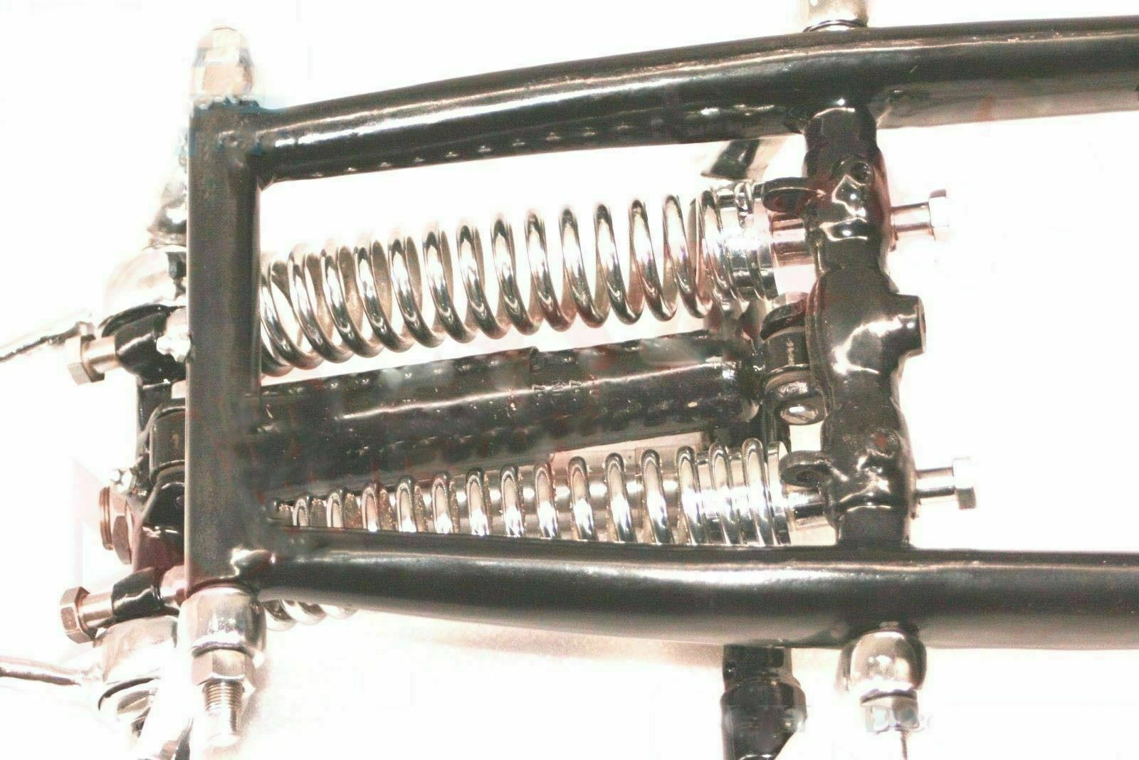 Indian Chief scout Front Springer Girder Fork Assembly chrome Black ...