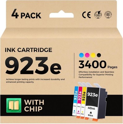 923e Ink Cartridge Replacement for HP OfficeJet Pro 8135e 8138e 8139e ...