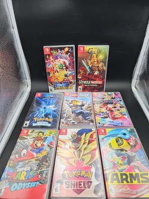 nintendo switch empty game case lot Of 8 | eBay