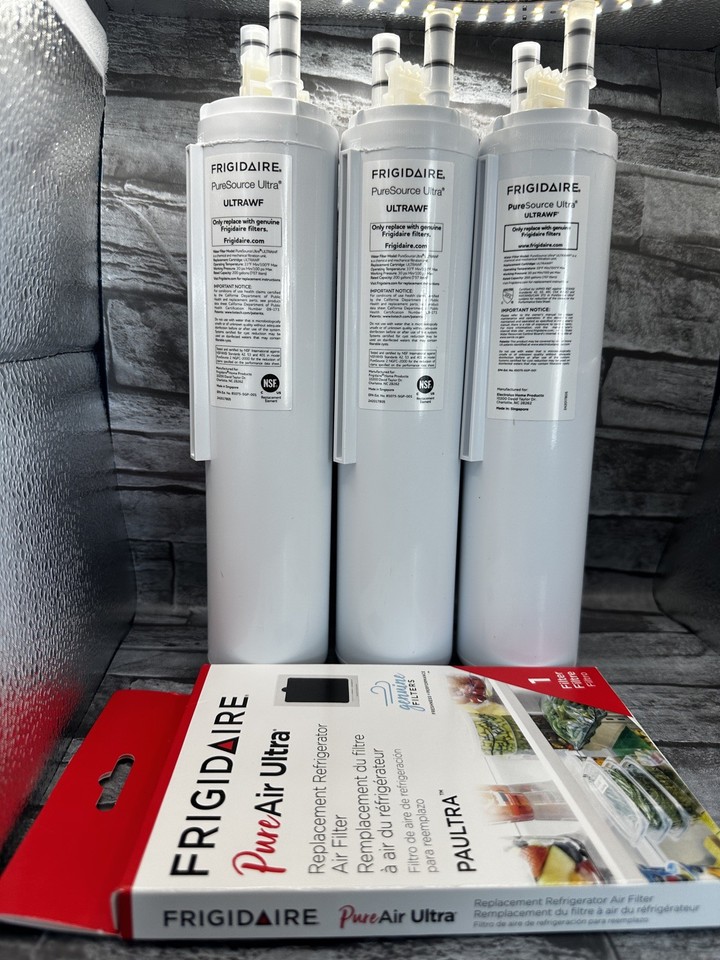 3 Pack OEM Frigidaire ULTRAWF Pure Source Ultra Water Filter White w ...