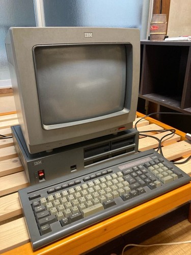 RARE IBM JX Vintage Computer Lot Japan Only Desktop PC Tested Init ...