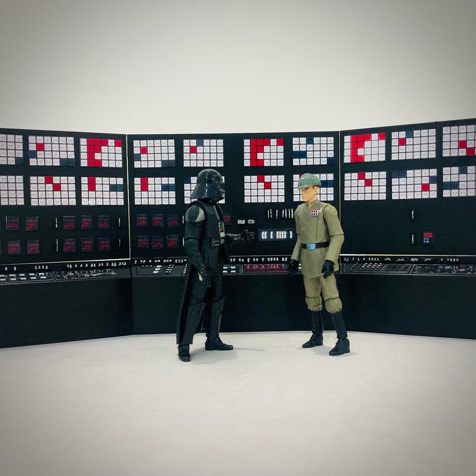 Custom Death Star Superlaser Control Console for 3.75 IN (1:18) Figure ...