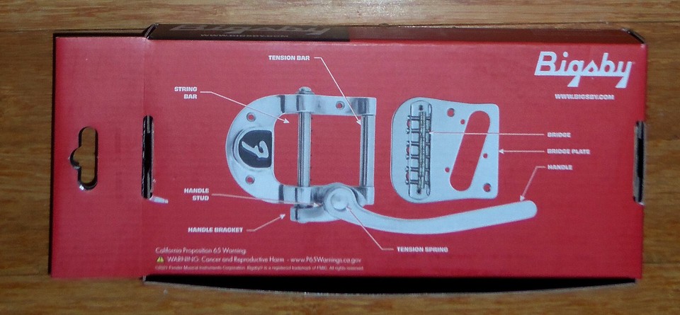 Bigsby® B5 Tremolo Bridge Kit For Telecaster~"F" Logo~Bridge Inc~Boxed ...