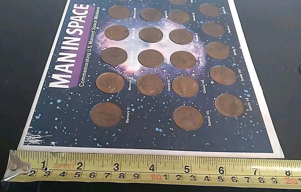 MAN IN SPACE ️~ US Manned Space Missions American Space Coin ...
