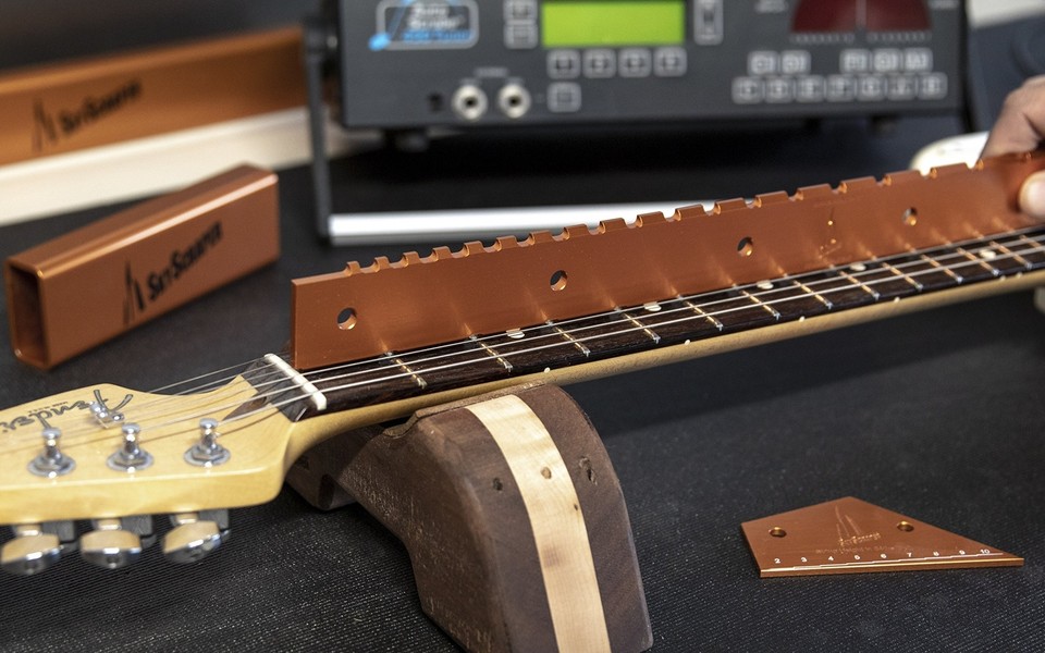 Notched Straight Edge For Fender Scale/Gibson Scale - Guitar Neck Setup ...