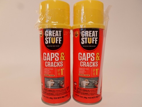 2 Cans Dow Great Stuff Gaps & Cracks Expanding Foam Sealant Insulation ...