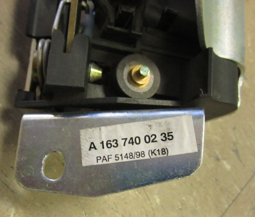 98-05 MERCEDES-BENZ ML-CLASS REAR LIFTGATE HATCH TRUNK LOCK A1637400135 ...