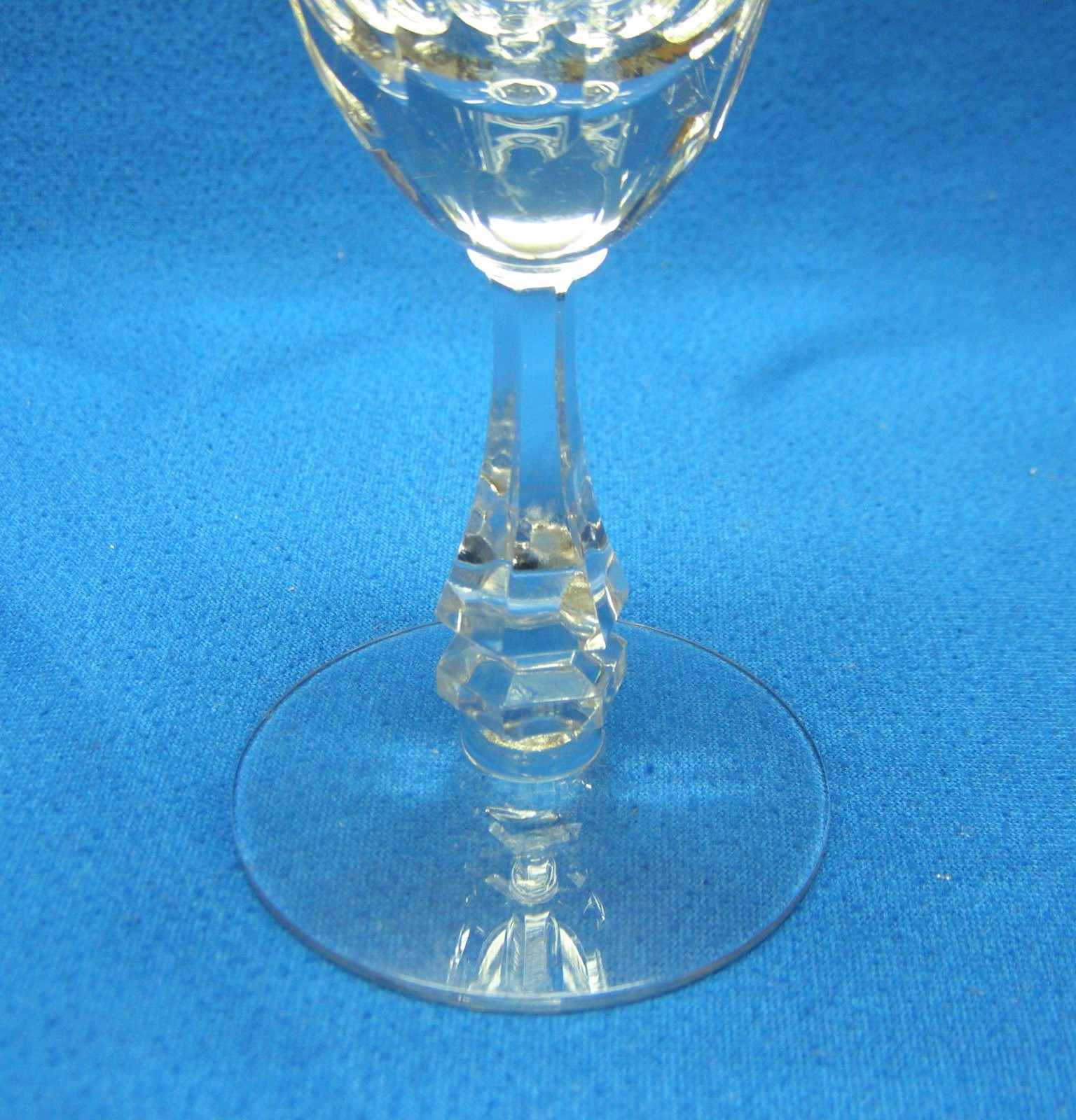 3 Tiffin-Franciscan Crystal Astral Pattern Claret Glasses | eBay