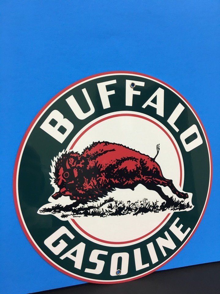 Buffalo Gasoline vintage reproduction Garage Sign | eBay