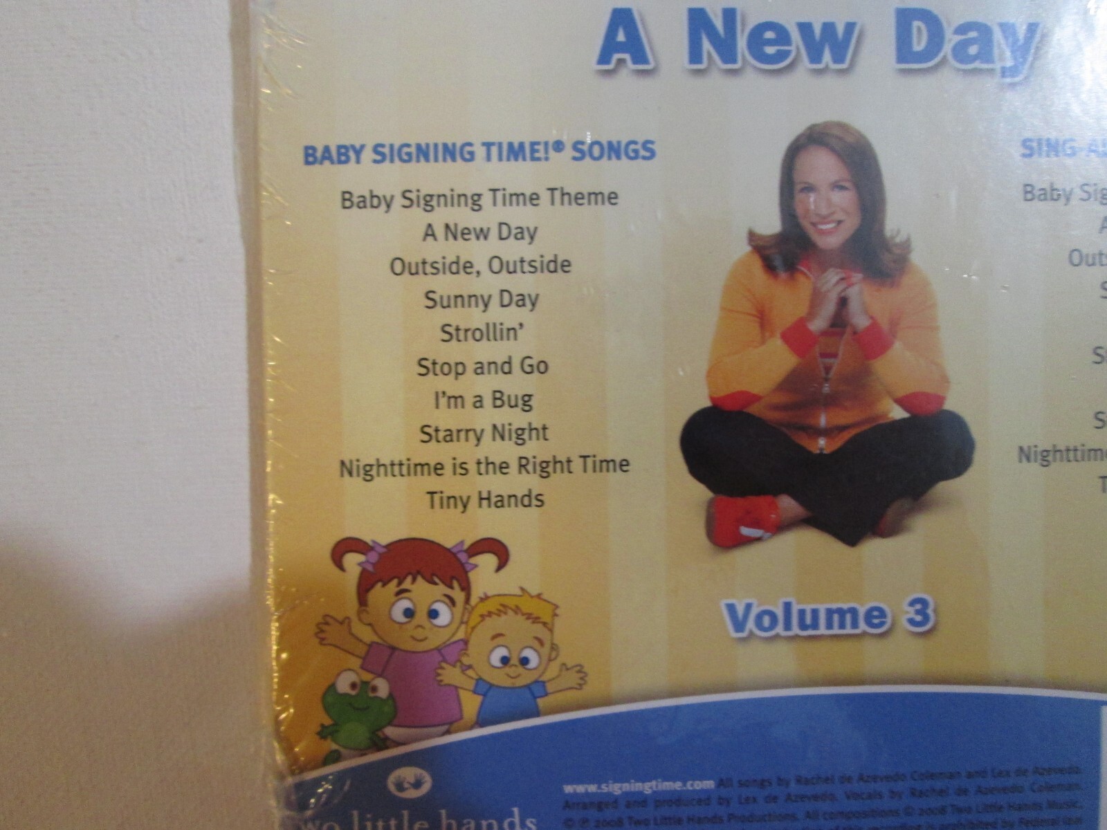 Baby Signing Time Songs, Vol. 3: A New Day * by Rachel Deazvedo (CD ...