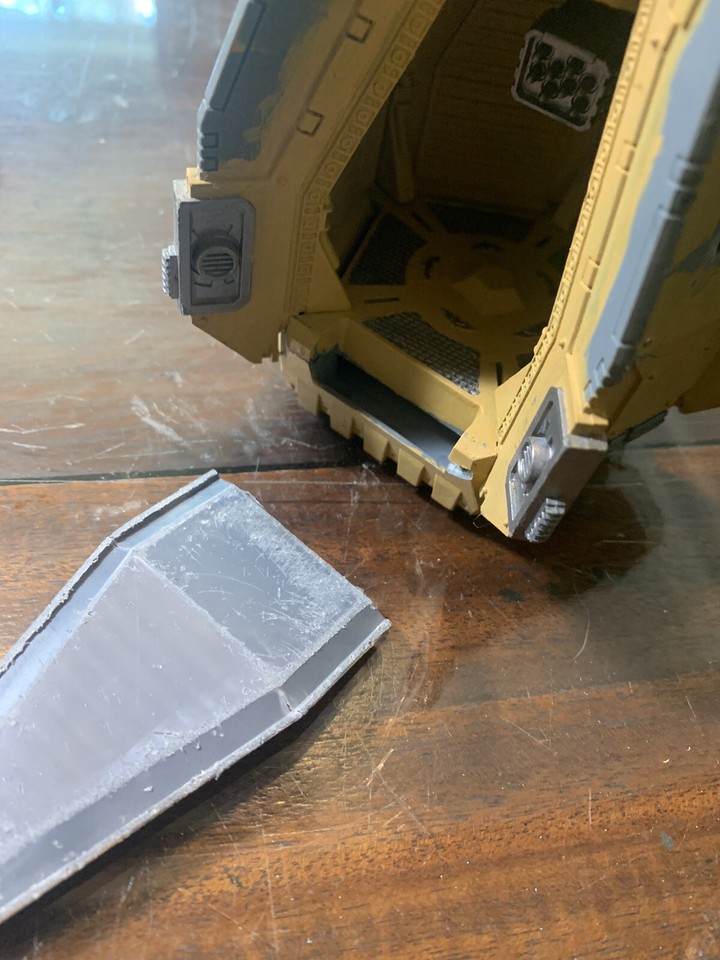 Warhammer 40k Space Marine Drop pod Painted/Damaged | eBay