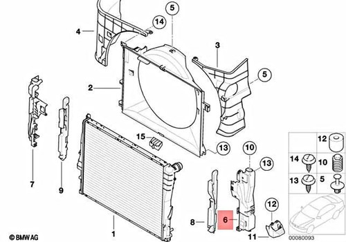 Genuine BMW M3 X3 Z4 Coupe Roadster E46 E83 E85 E86 Support Part ...
