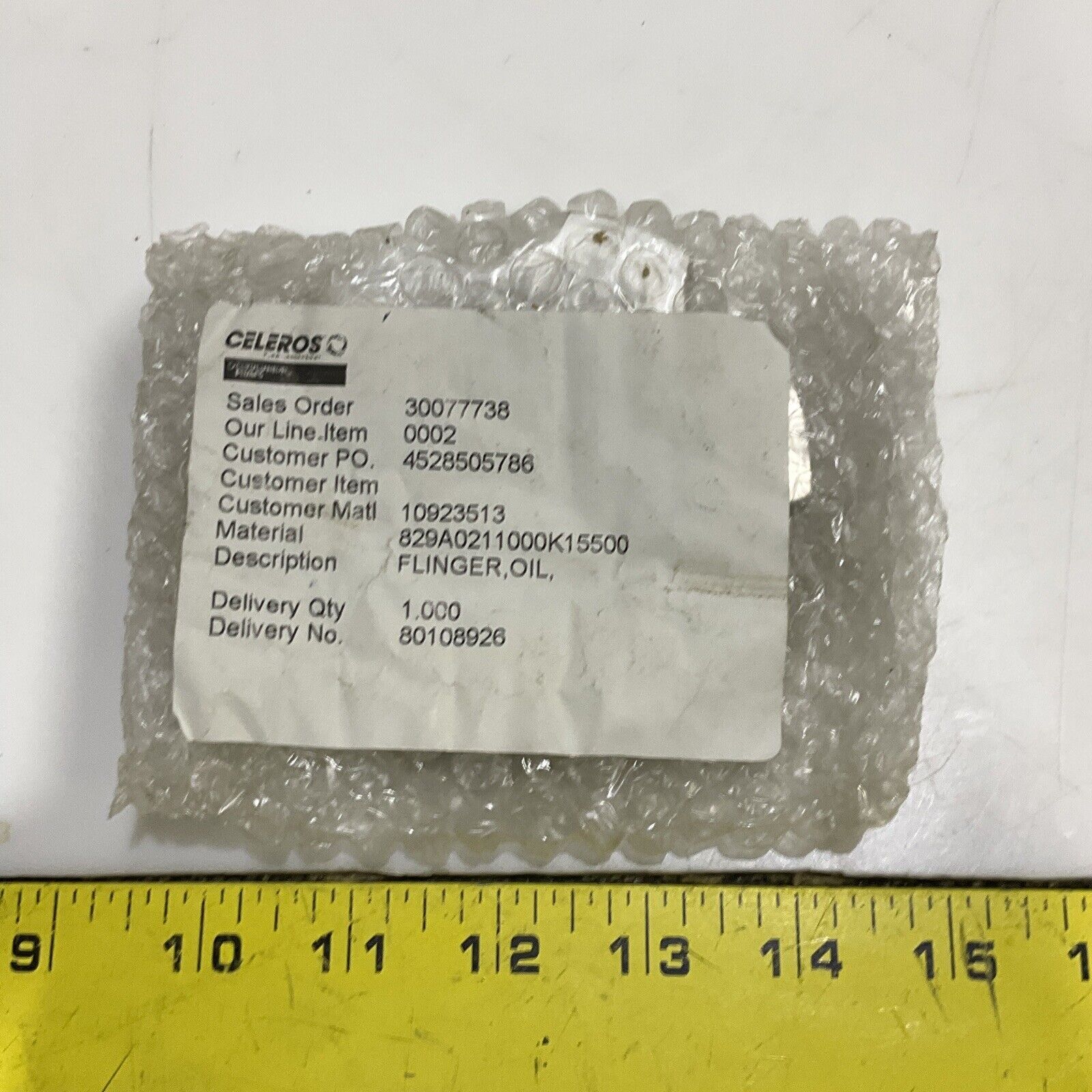 CELEROS UNION PUMP 829A0211000K15500 OIL FLINGER 678 | eBay