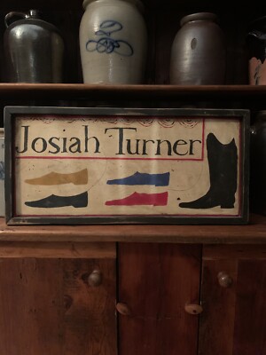 Primitive, Colonial, Early American, Wooden Trade sign | eBay