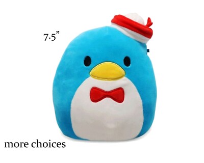 Squishmallows Tuxedo Sam Penguin Hello Kitty Kelly Toys 7.5” Sanrio ...