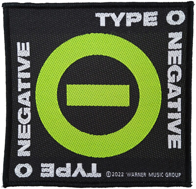 Type O Negative - Negative Symbol Patch-10 cm x 10 cm #149280 | eBay.de
